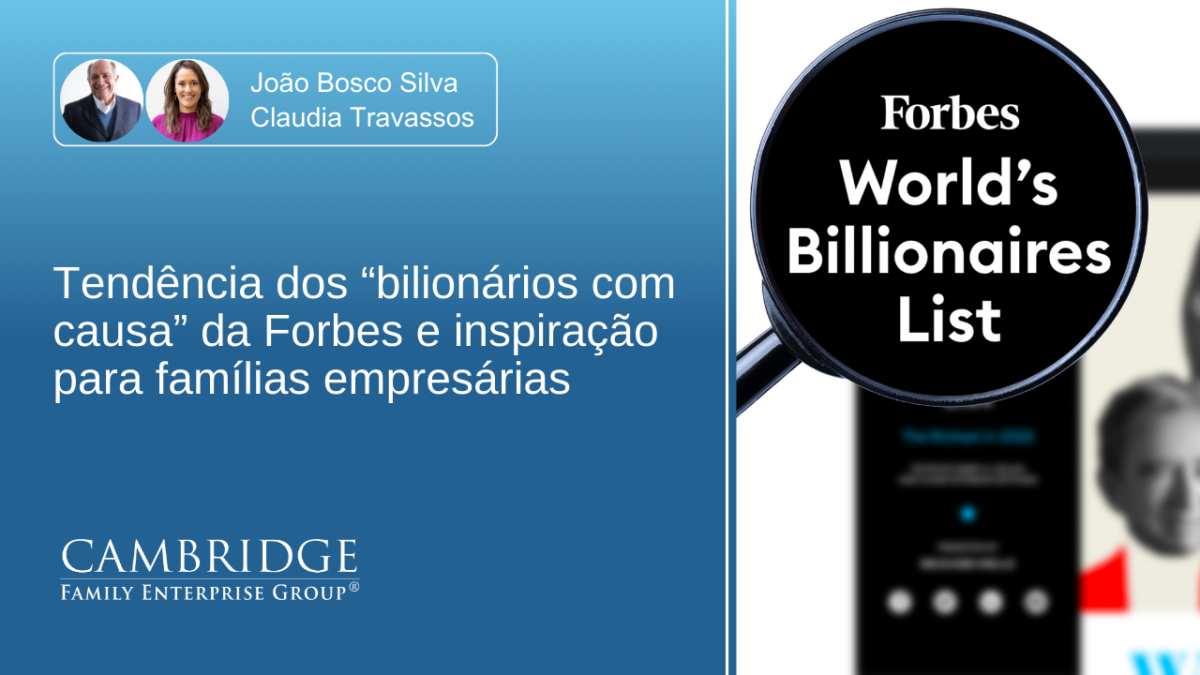 Tendência dos “bilionários com causa” da Forbes e inspiração para ...